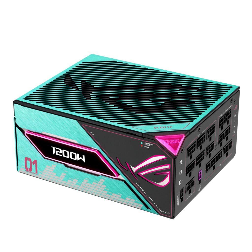 ASUS ROG THOR 1200W Platinum III PCIe 5.0 Modular PSU w/ Magnetic OLED ...